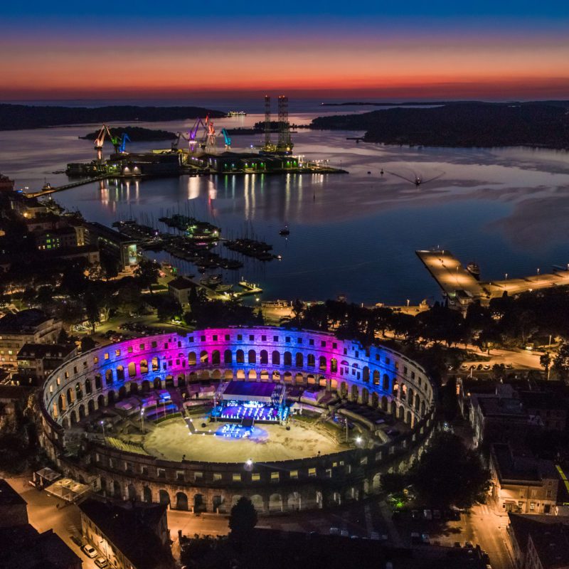 Pula Music Week in one of the most magnificent open-air stages! | Park ...